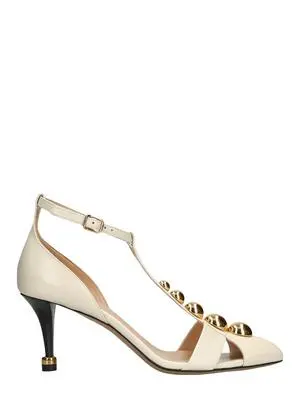 Chloé Leather Cleia Heeled Sandals 70 - White