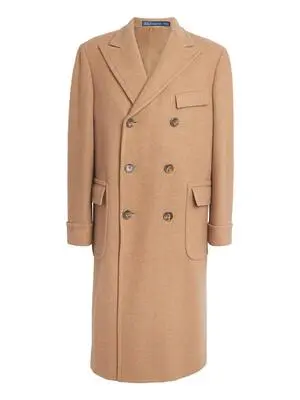 Polo Ralph Lauren Camel Hair Twill Overcoat - Beige