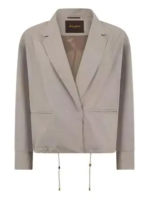 MOORER Luana Drawstring Jacket - Neutrals