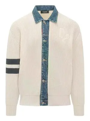 Dsquared2 Panel Cardigan - Neutrals