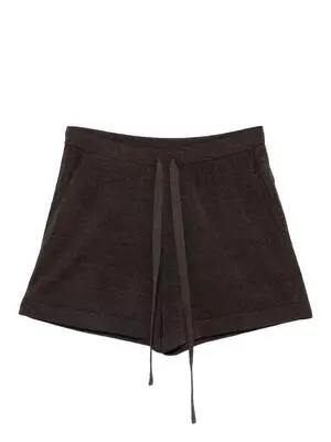 P.a.r.o.s.h Drawstring-waist Shorts - Brown