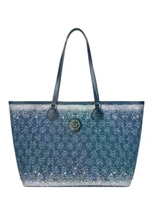 Philipp Plein Logo-detail Tote Bag - Blue