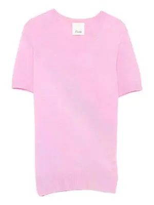 ALLUDE Short-sleeve Top - Pink