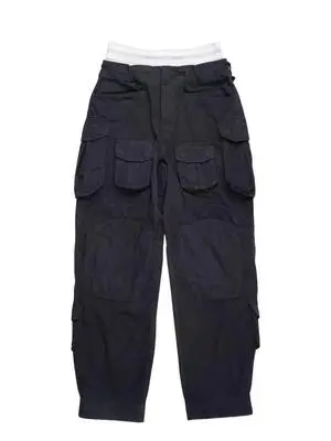 Alexander Wang Layered-effect Cargo Trousers - Black