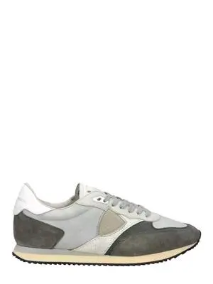 Philippe Model Panel Low Top Trainers - Grey