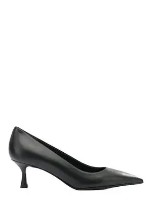 SERGIO LEVANTESI Pointed Leather Pumps - Black