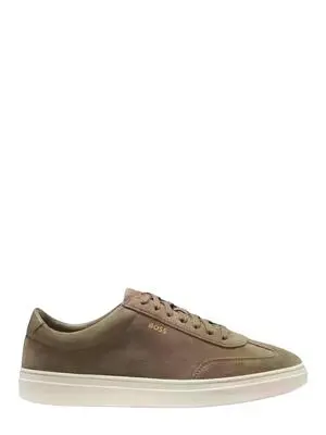 BOSS Kieran Tenn Round-toe Sneakers - Brown
