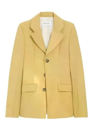 Ami Single-breasted Blazer - Yellow