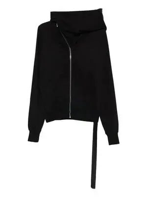 Rick Owens Hooded Long-sleeve Hoodie - Black