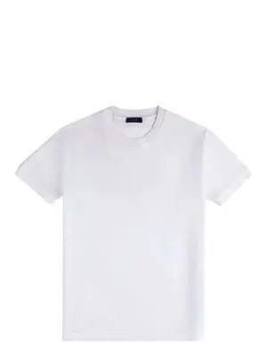 FAY Piquet Short-sleeves T-shirt - White