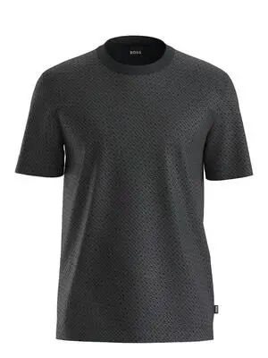 BOSS Patterned T-shirt - Grey