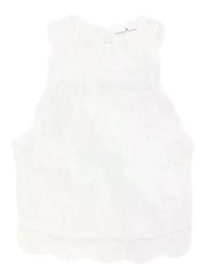 Ermanno Scervino Embroidered Top - White