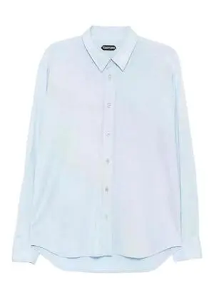 TOM FORD Buttoned Shirt - Blue
