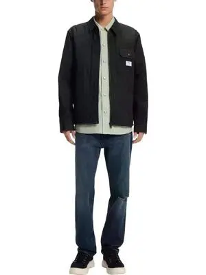 Hugo Relaxed-fit Shirt With Padding - Black