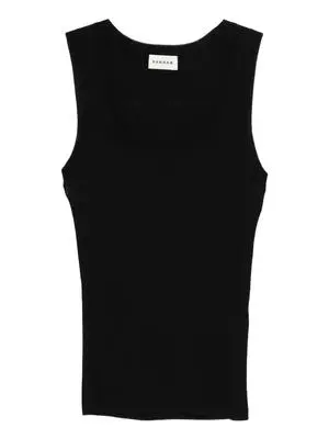 P.a.r.o.s.h Ribbed Top - Black