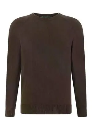 Boggi Milano Crew-neck Raglan Sweater - Brown