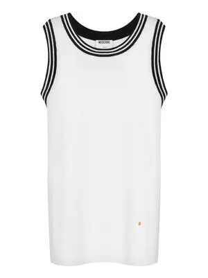 Moschino Sleeveless Tank Top - White
