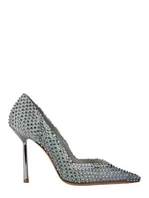 LE SILLA Gilda Embellished Heeled Pumps - Grey
