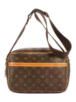 LOUIS VUITTON Reporter Monogram Shoulder Bag - Brown