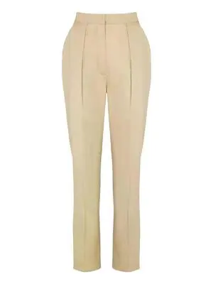 Balmain Darted Tailored Trousers - Neutrals