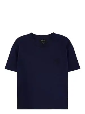 A.p.c. Round-neck T-shirt - Blue