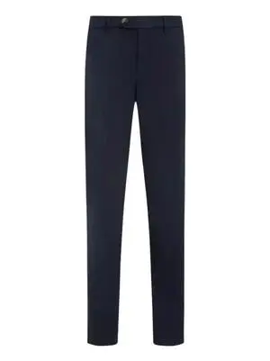 Brunello Cucinelli Buttoned Trousers - Blue