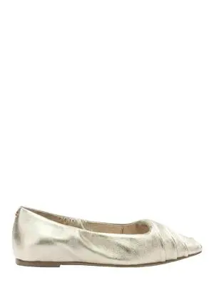 HALMANERA Knotted Ballet Flat - Gold