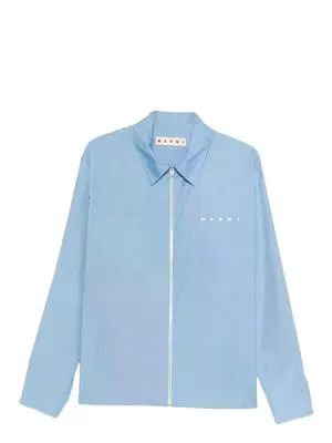 Marni Logo-print Shirt - Blue