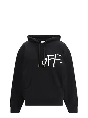 Off-White Logo Hoodie - Black