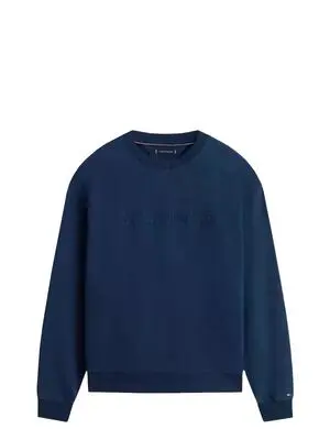 Tommy Hilfiger Embossed Sweatshirt - Blue