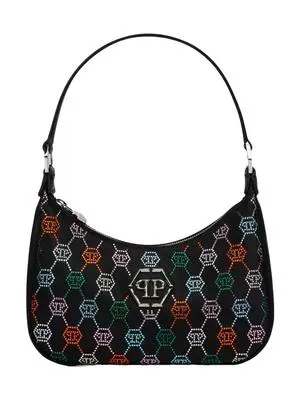Philipp Plein Embellished Shoulder Bag - Black