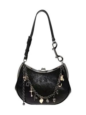 VIVIENNE WESTWOOD Charm Frame Shoulder Bag - Black
