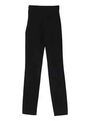 Alberta Ferretti Zip-fastening Trousers - Black