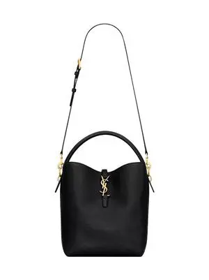 Saint Laurent Le 37 Supple Leather Tote Bag - Black