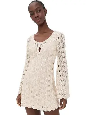 Alexis Micah Mini Dress - Beaded Macrame