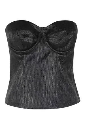 Federica Tosi Bustier Top - Black