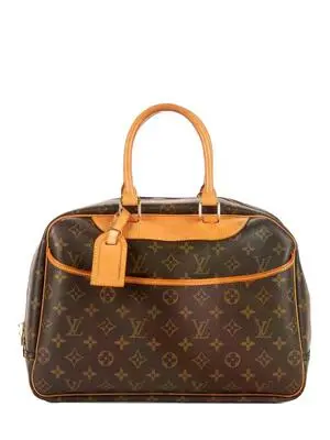 LOUIS VUITTON Deauville Monogram Tote - Brown