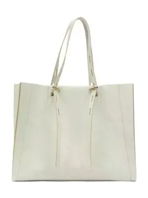 MINOBOSSI Cut-out Leather Tote Bag - Neutrals