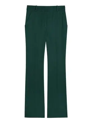 Veronica Beard Flared-leg Trousers - Dark Green