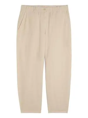 EILEEN FISHER Barrel-Leg Cotton Trousers