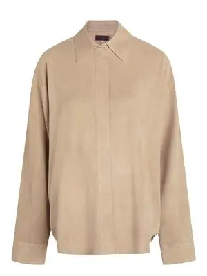 STOULS Simone Oversized Suede Shirt
