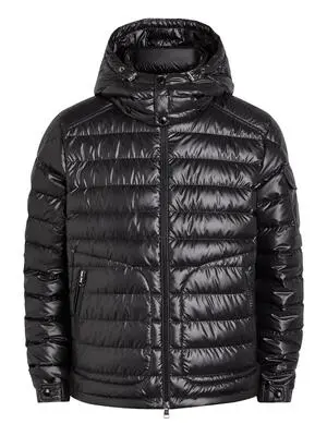Moncler Lauros Detachable-hood Padded Shell Jacket - Black