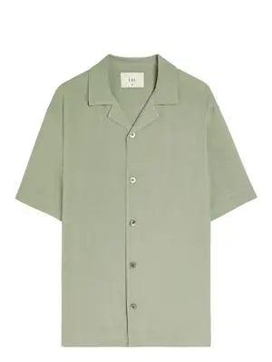 CHE Valbonne Stripe-trimmed Shirt - Light Green