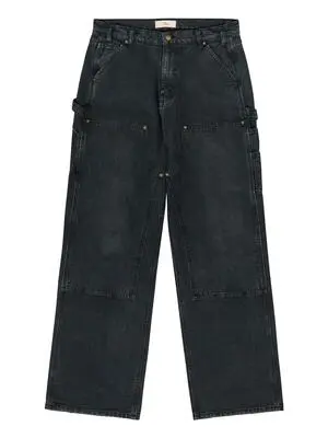 CHERRY LOS ANGELES Panelled Wide-leg Jeans - Black