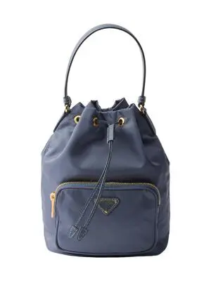 Prada Duet Re-nylon Bucket Bag - Aviation Blue