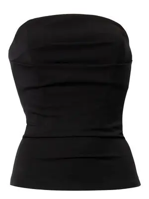 Lena Hoschek Strapless Top - Black