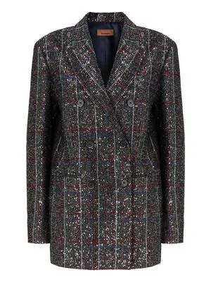 Missoni Sequined Check Blazer - Multi
