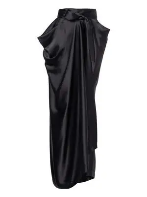 VIVIENNE WESTWOOD Kendall Bow-detail Maxi Skirt - Black