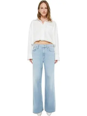 MOTHER The Ditcher Roller Zip Skim Jeans