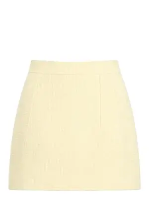 Patou Iconic Mini Skirt - Yellow